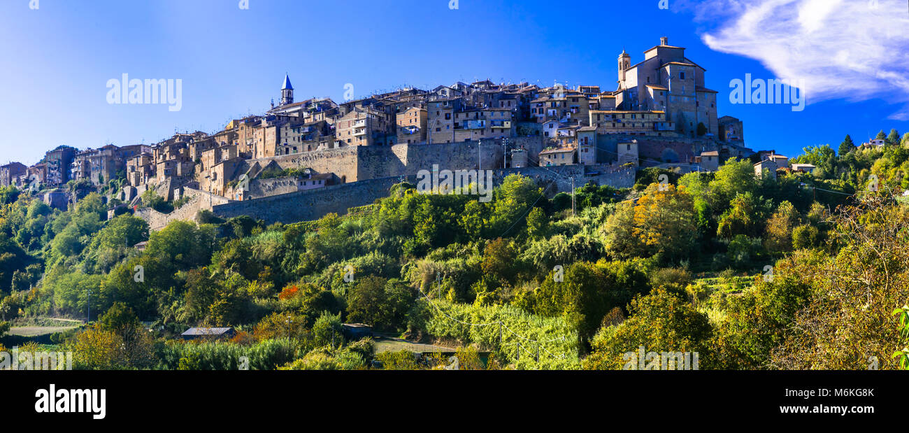 Impressive Grotte di Castro village,near Viterbo,Lazio,Italy Stock ...