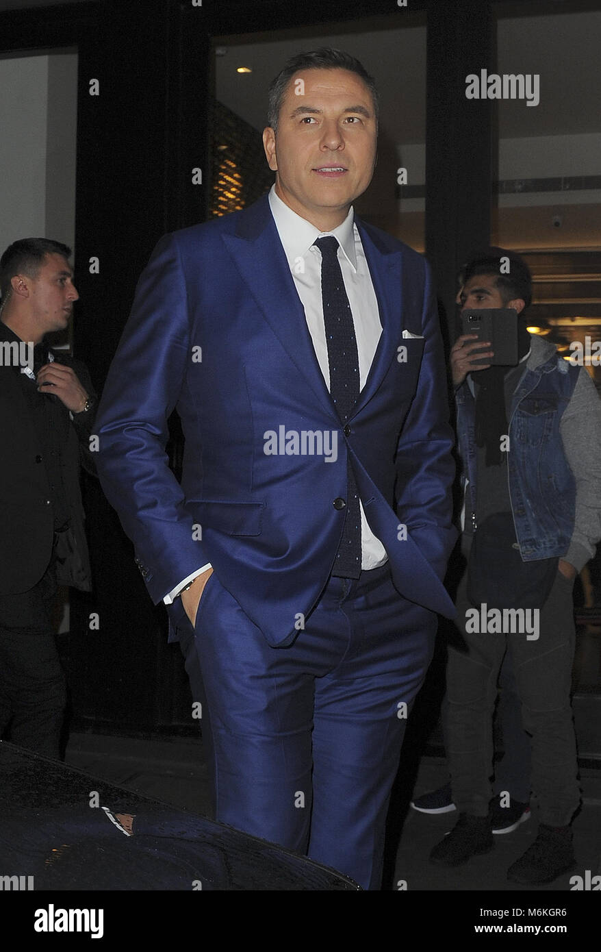 BGT Judges Seen Leaving The London Palladium Featuring: David Walliams ...