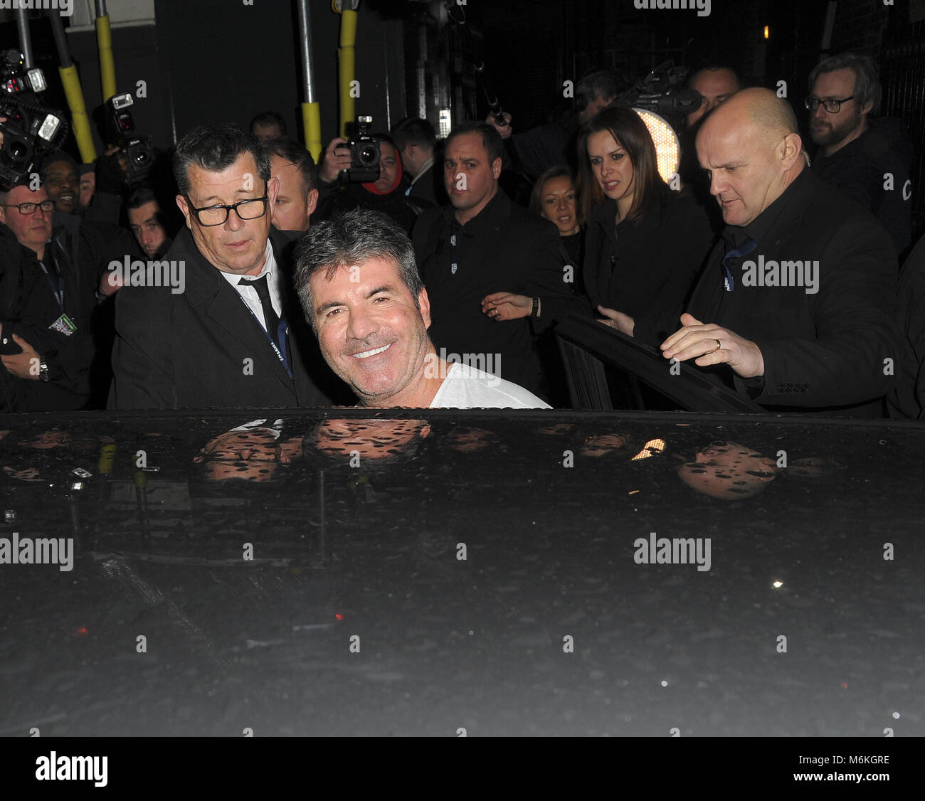BGT Judges Seen Leaving The London Palladium Featuring: Simon Cowell ...
