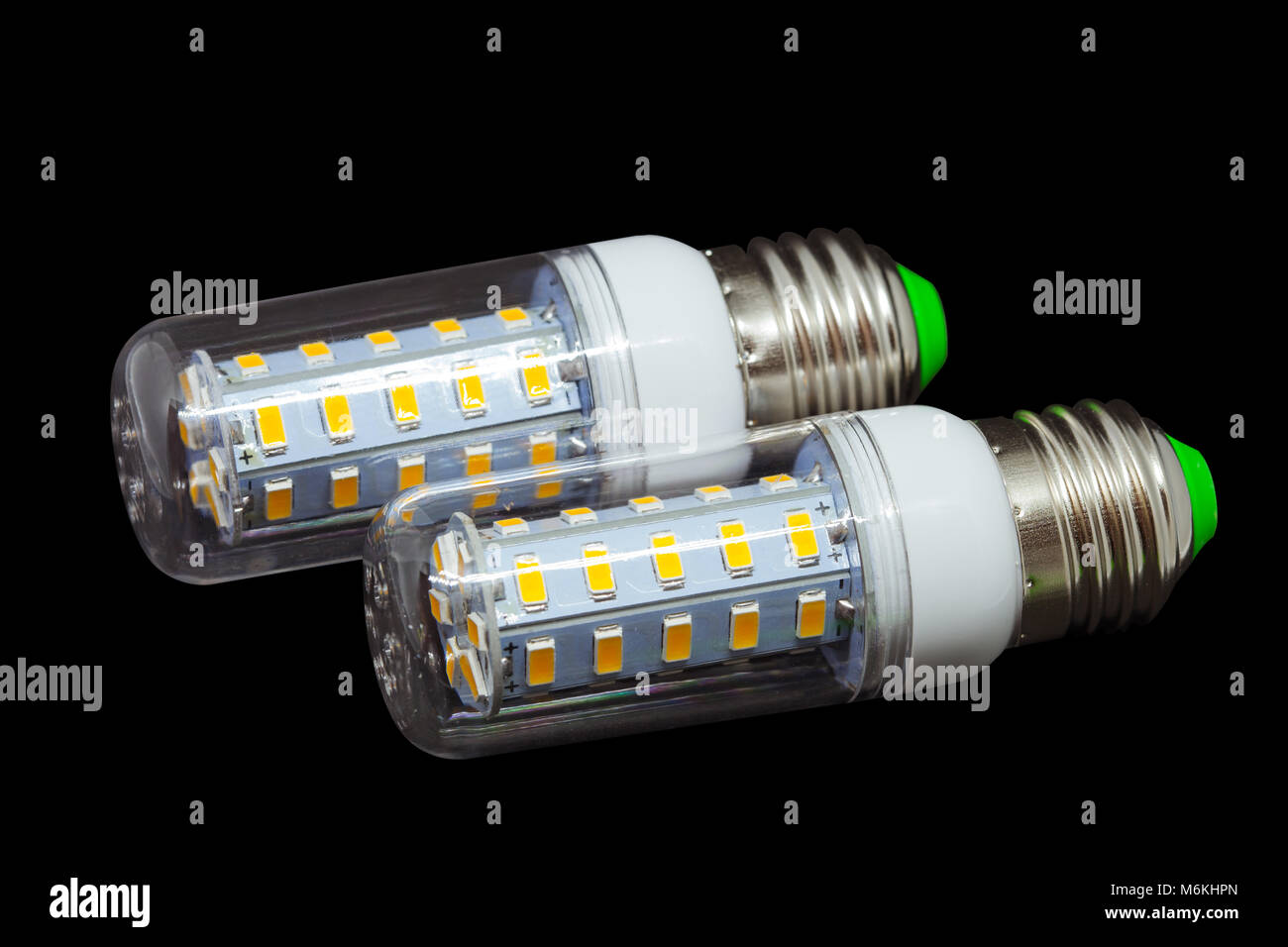 led light blub on background with clipping path Stock Photo - Alamy