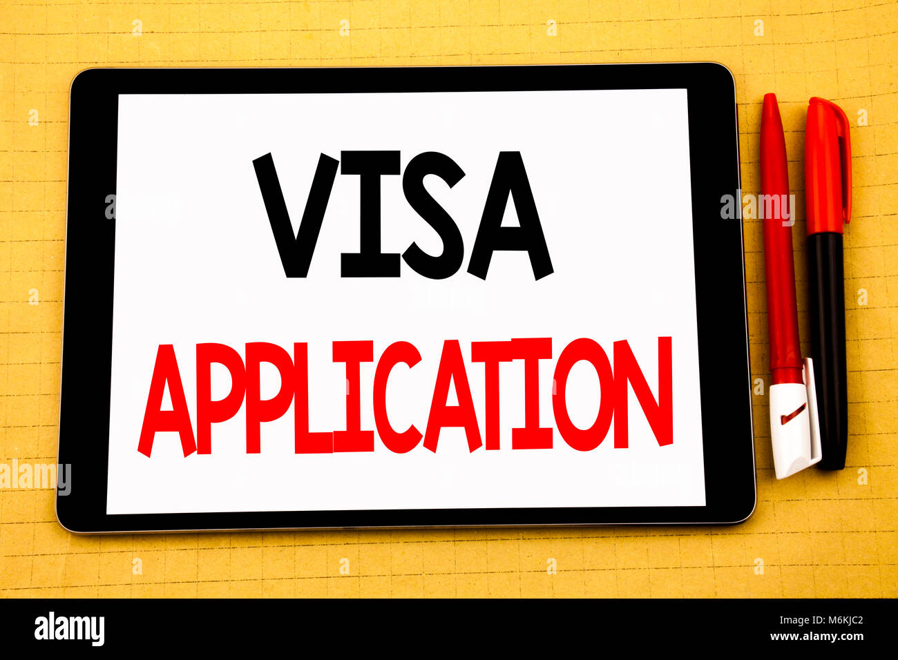 Conceptual handwriting text caption inspiration showing Visa ...