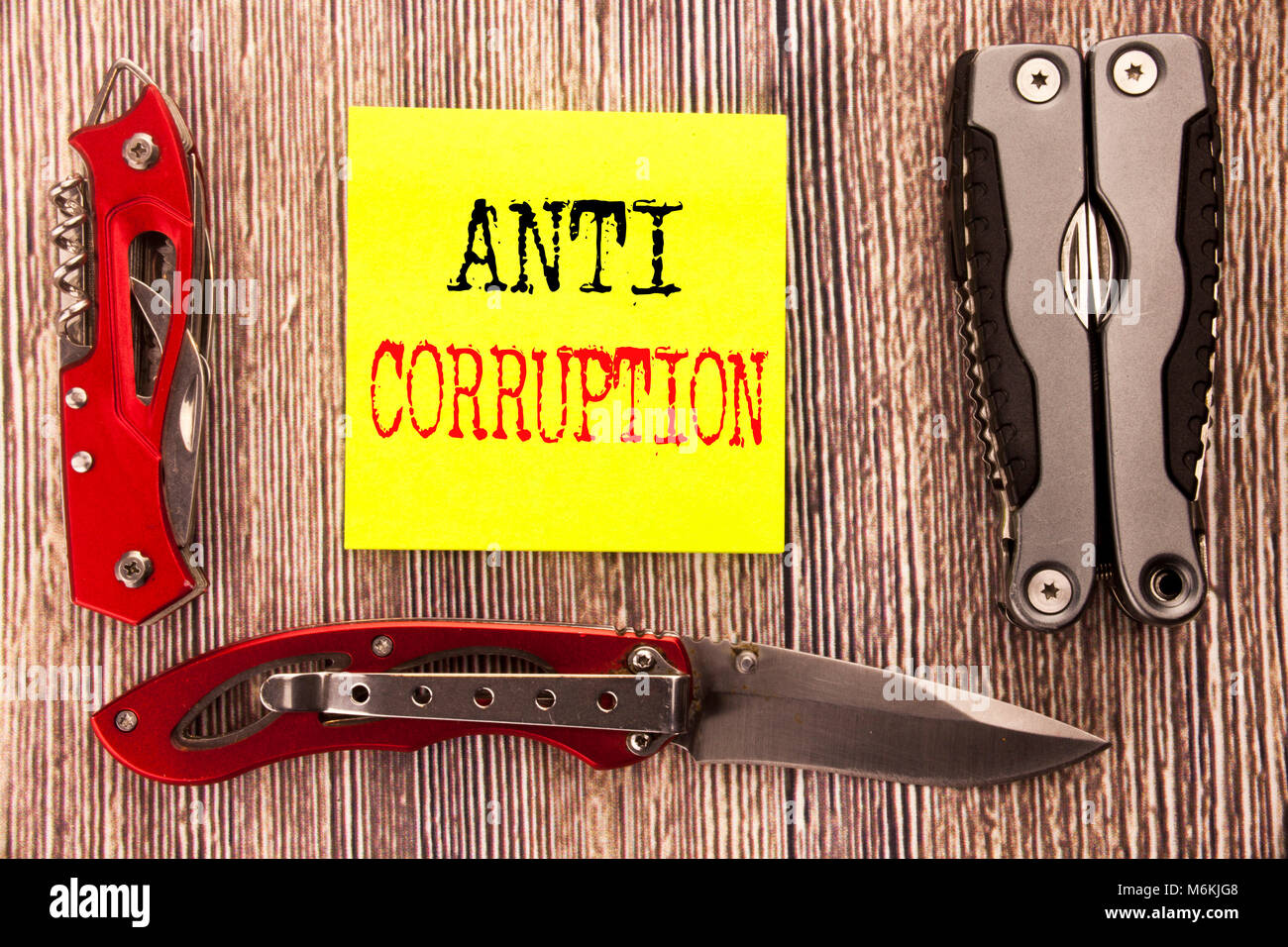 Hand writing text caption inspiration showing Anti Corruption. Business ...