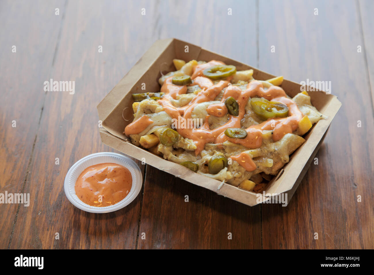 Fries spicy mayo hi-res stock photography and images - Alamy