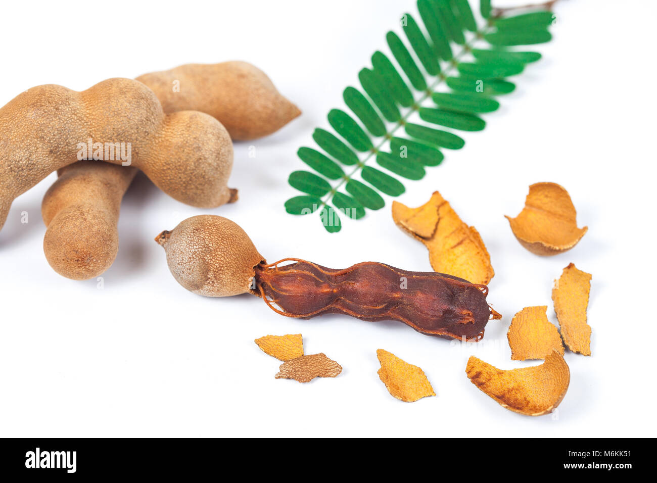 tamarind - Sweet ripe tamarind with isolated on a white background ...