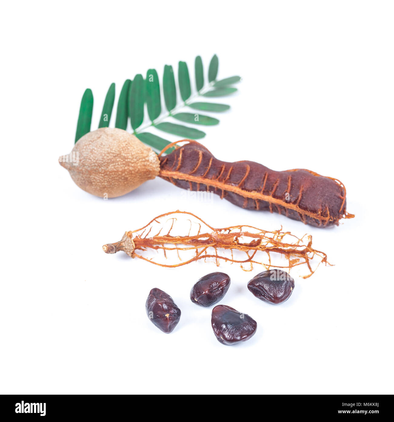 tamarind - Sweet ripe tamarind with isolated on a white background ...