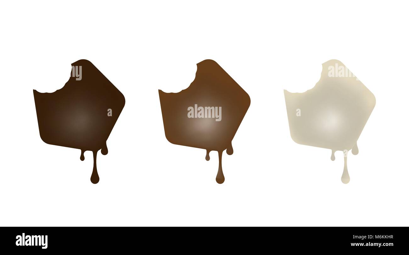 Bite into a shortbread biscuit Stock Vector Images - Alamy