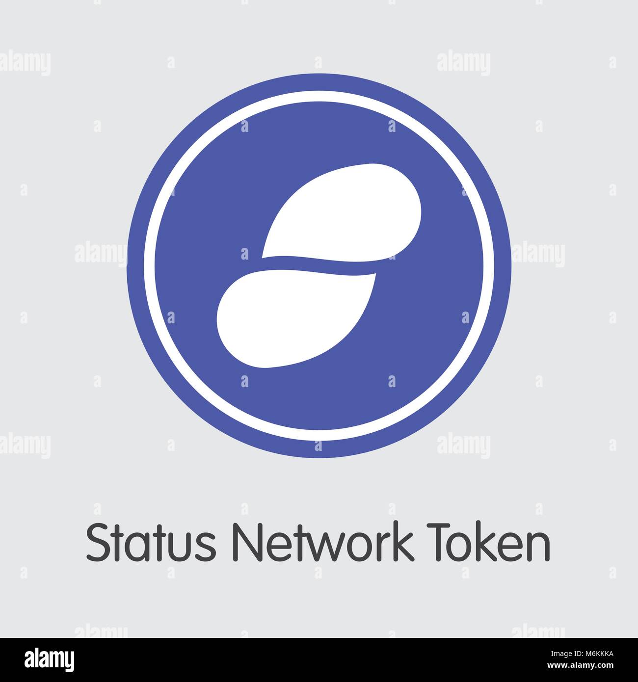 Status Network Token - Digital Currency Symbol Stock Vector Image & Art ...
