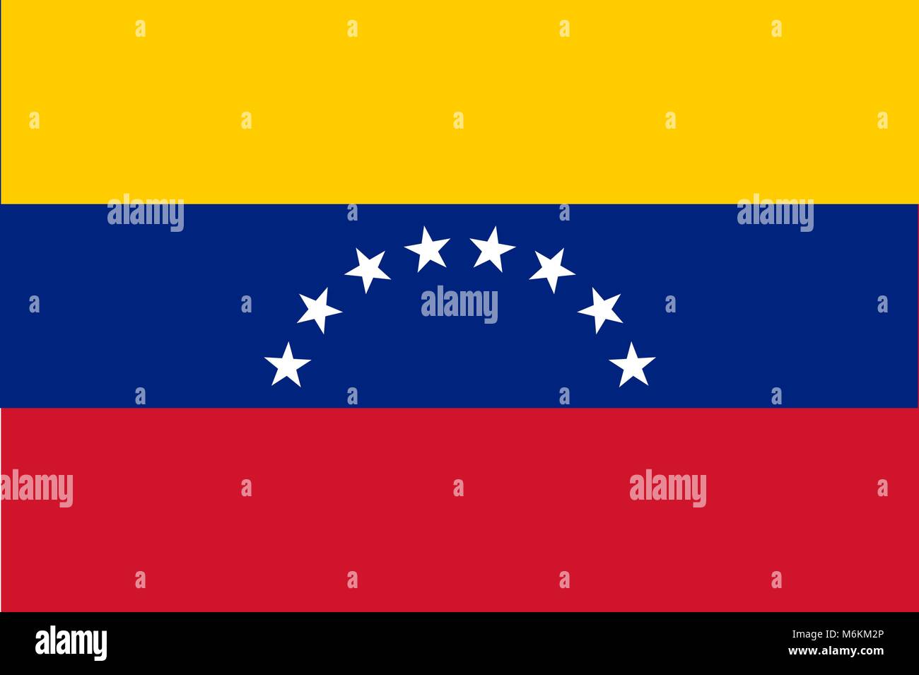 Flag in colors of Venezuela, vector image Stock Vector Image & Art - Alamy
