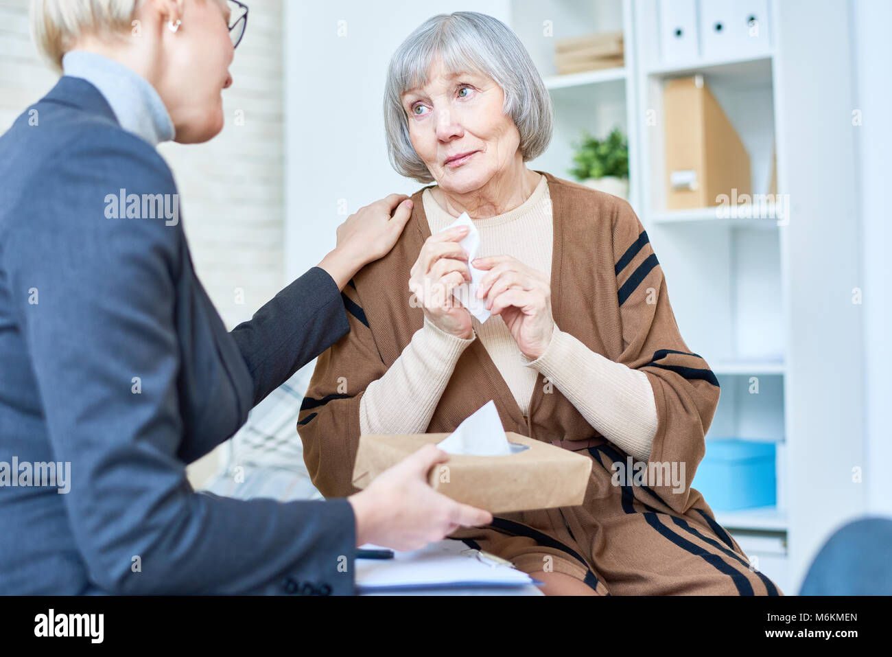 Counselor crying hi-res stock photography and images - Alamy