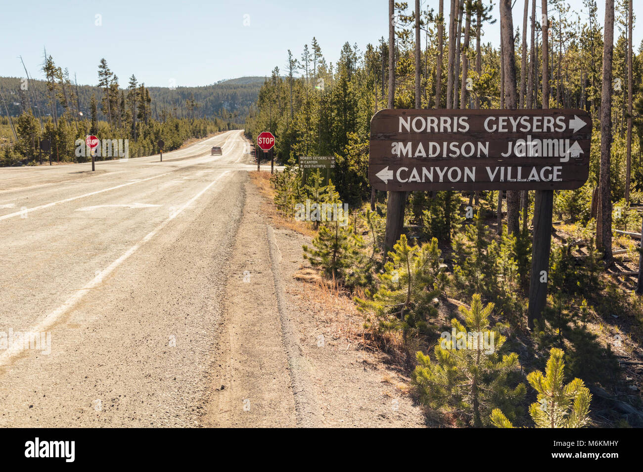 Norris Junction southbound sign Stock Photo - Alamy