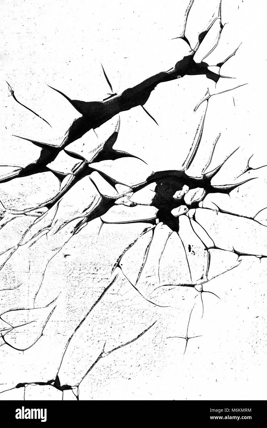 Cracked and peeled surface - grunge cracks texture - detail Stock Photo ...