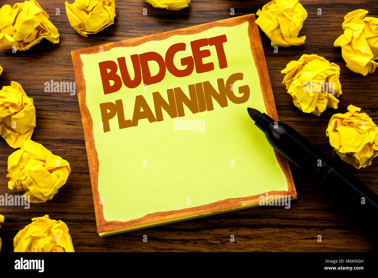 Hand writing text caption showing Budget Planning. Business concept for ...
