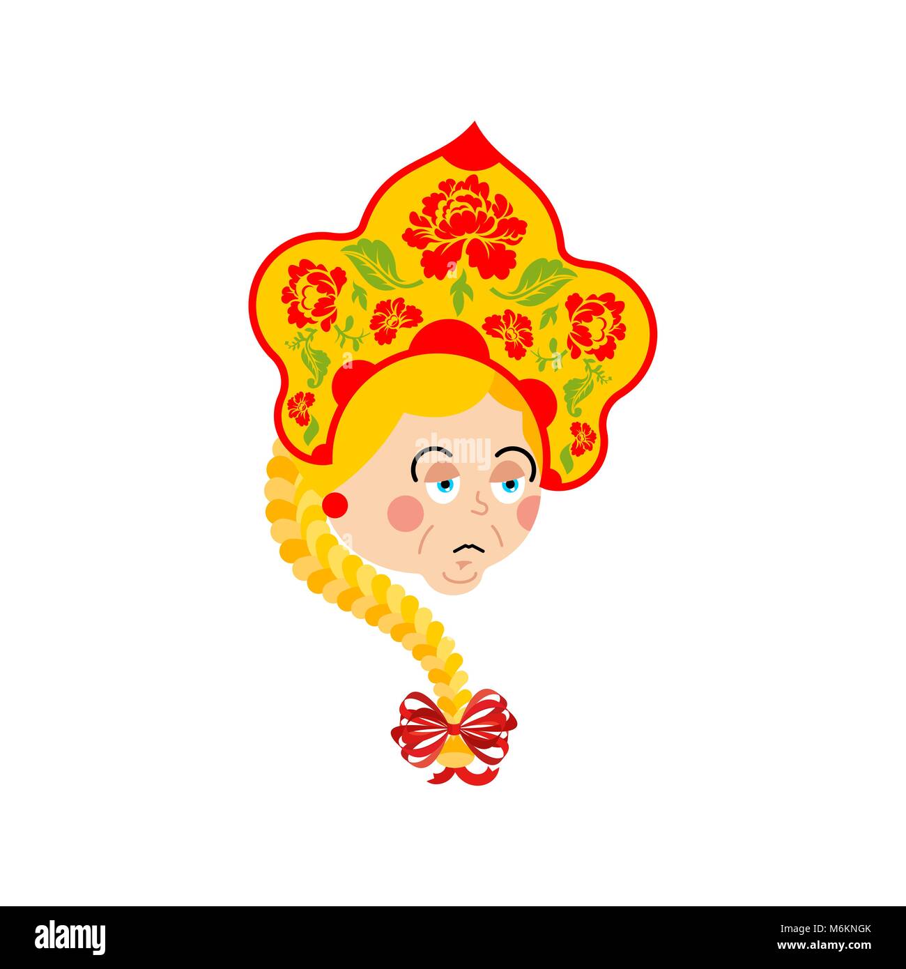 Russia sad emoji. Russian Girl sorrowful emotions. Female dull in ...