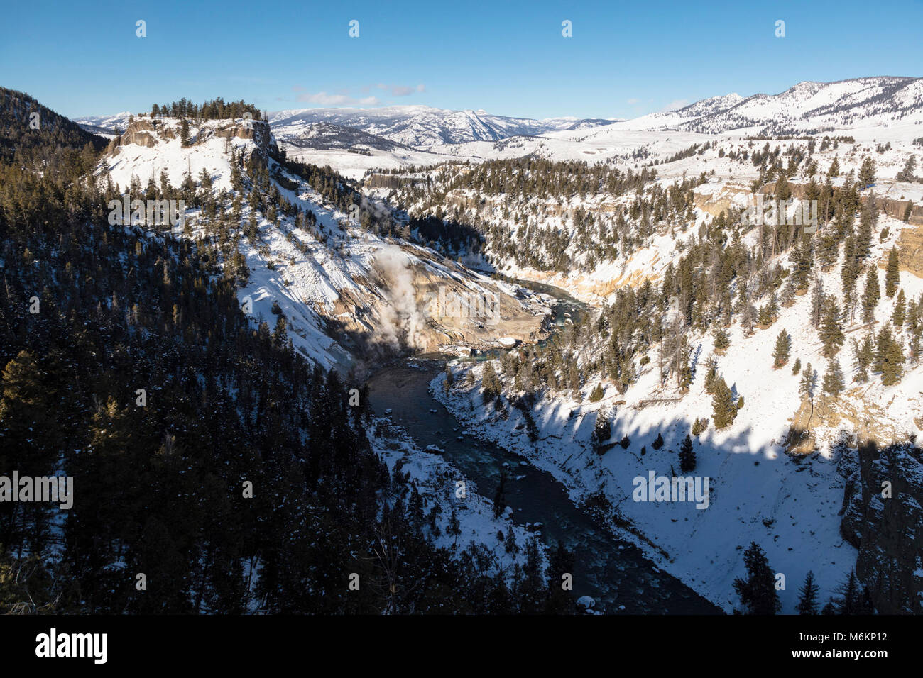 Calcite Springs Overlook Stock Photo - Alamy