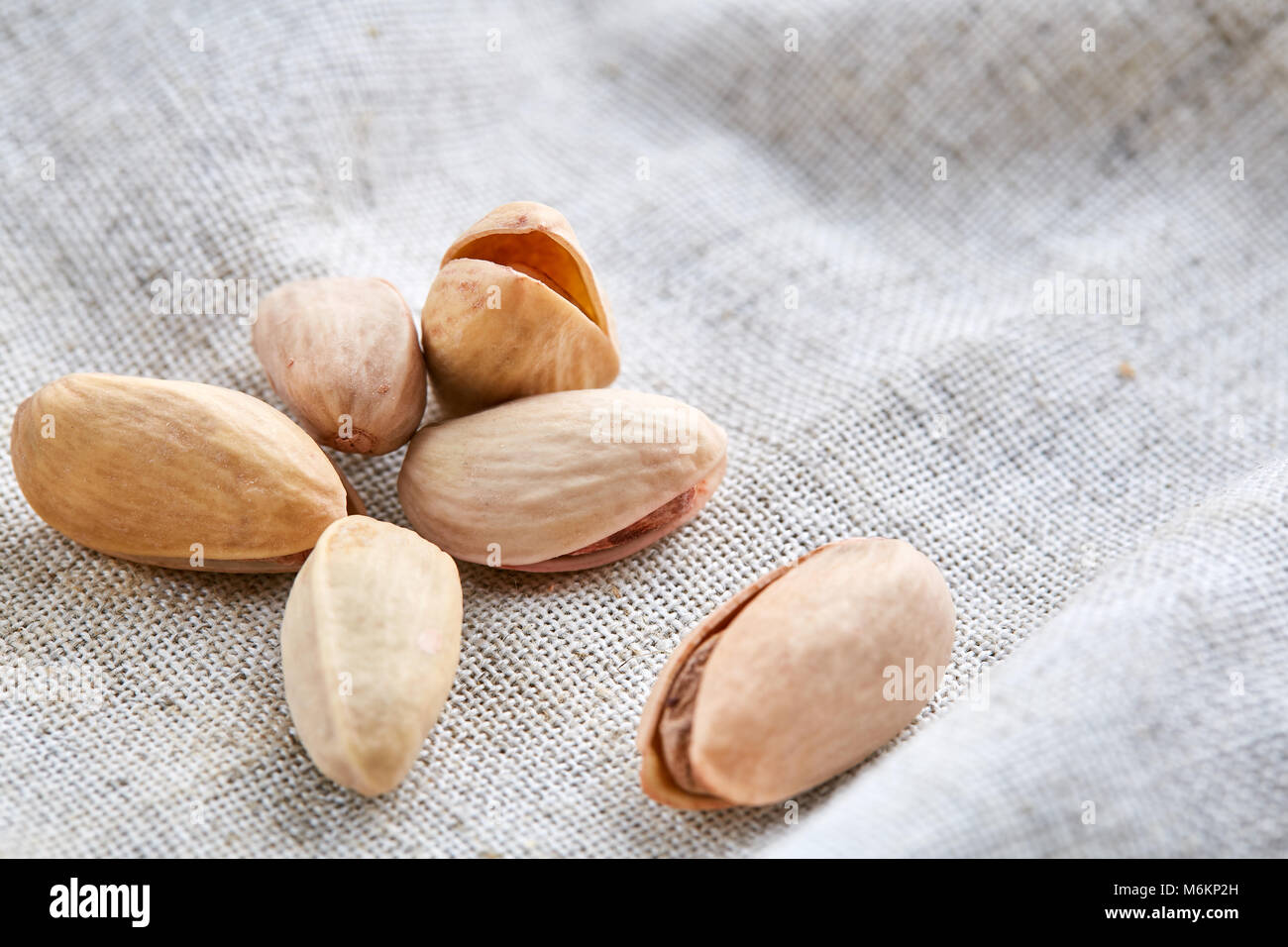 Close-up shallow depth of field picture of peanut shells food ...