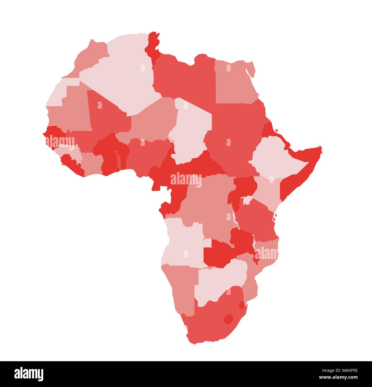 Africa map vector illustration Stock Vector Image & Art - Alamy