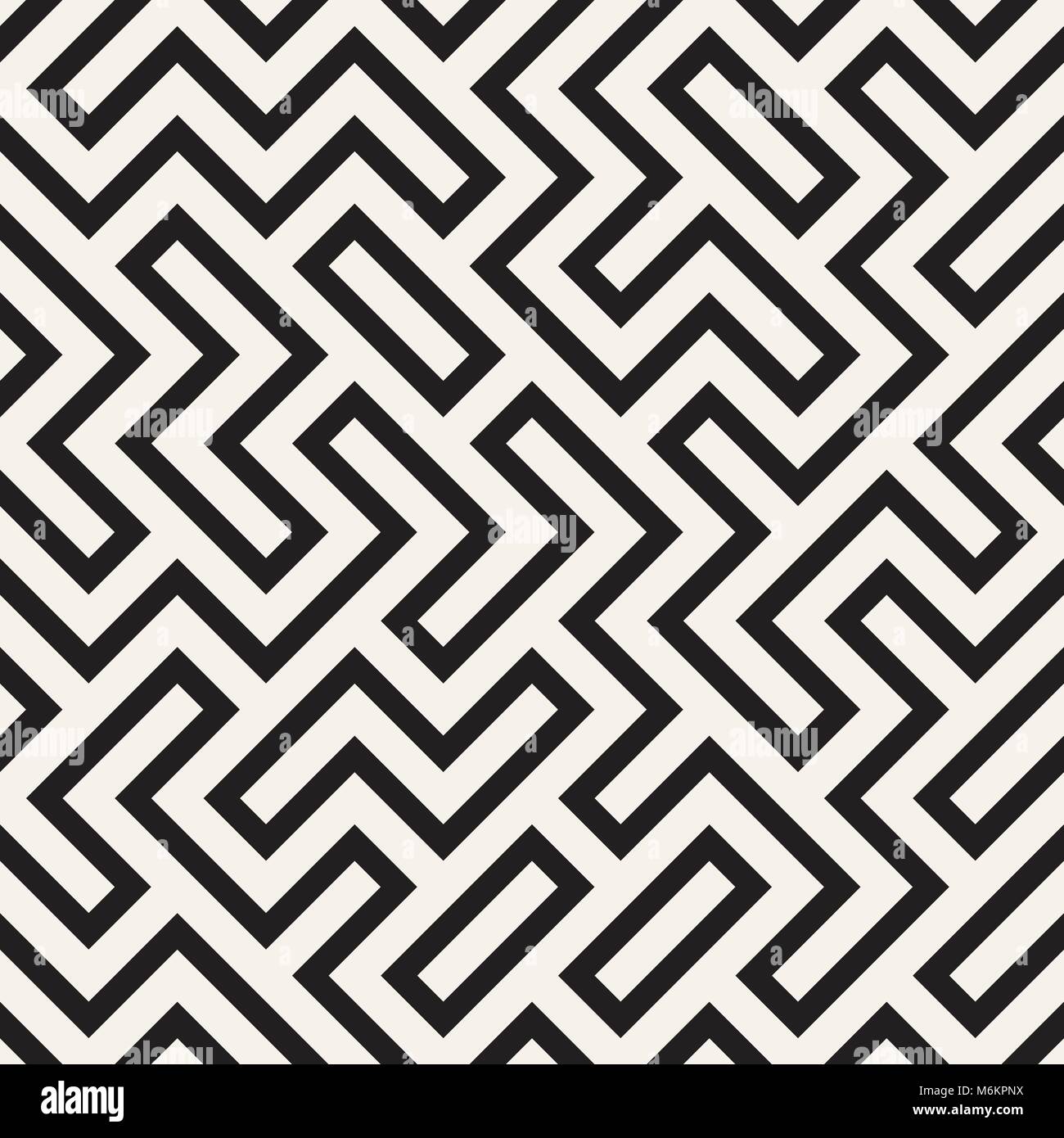 Irregular maze line lattice. Abstract geometric background design ...