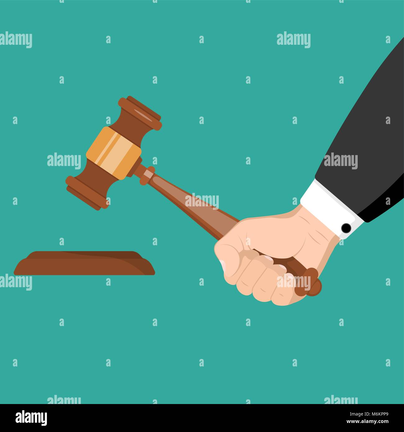 Judge hammer icon shadow hi-res stock photography and images - Alamy
