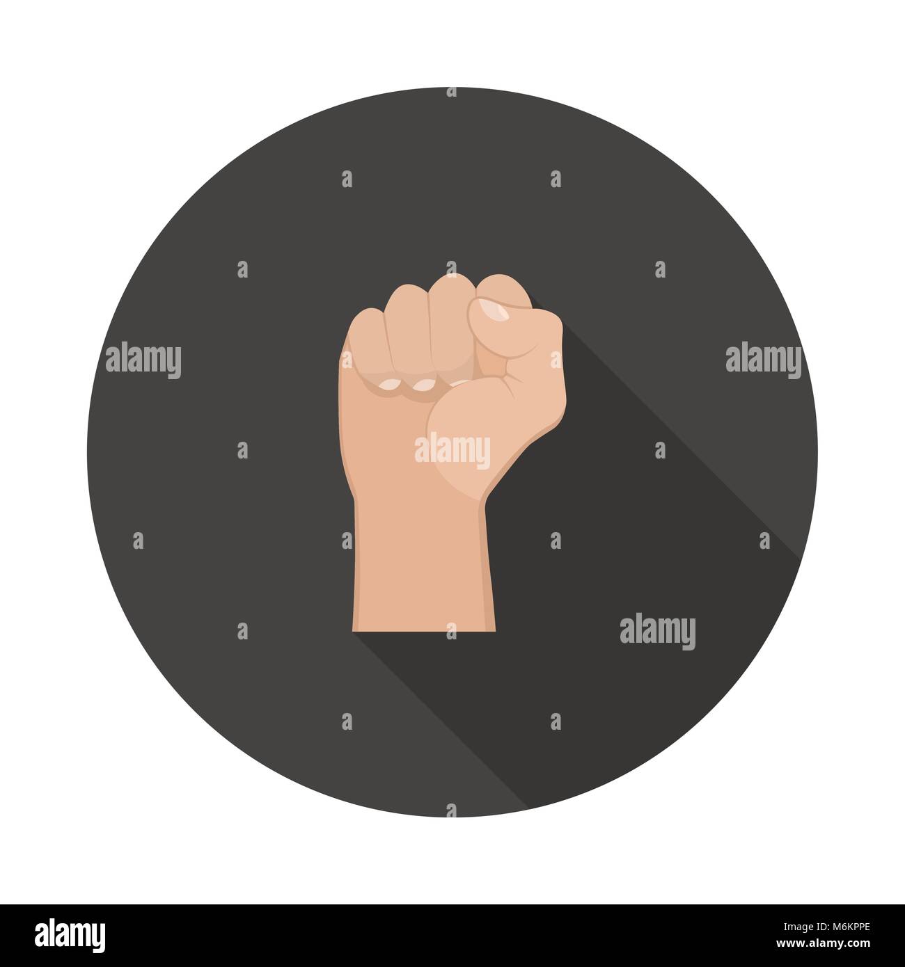 Fist fight icon clenched fist hi-res stock photography and images - Alamy