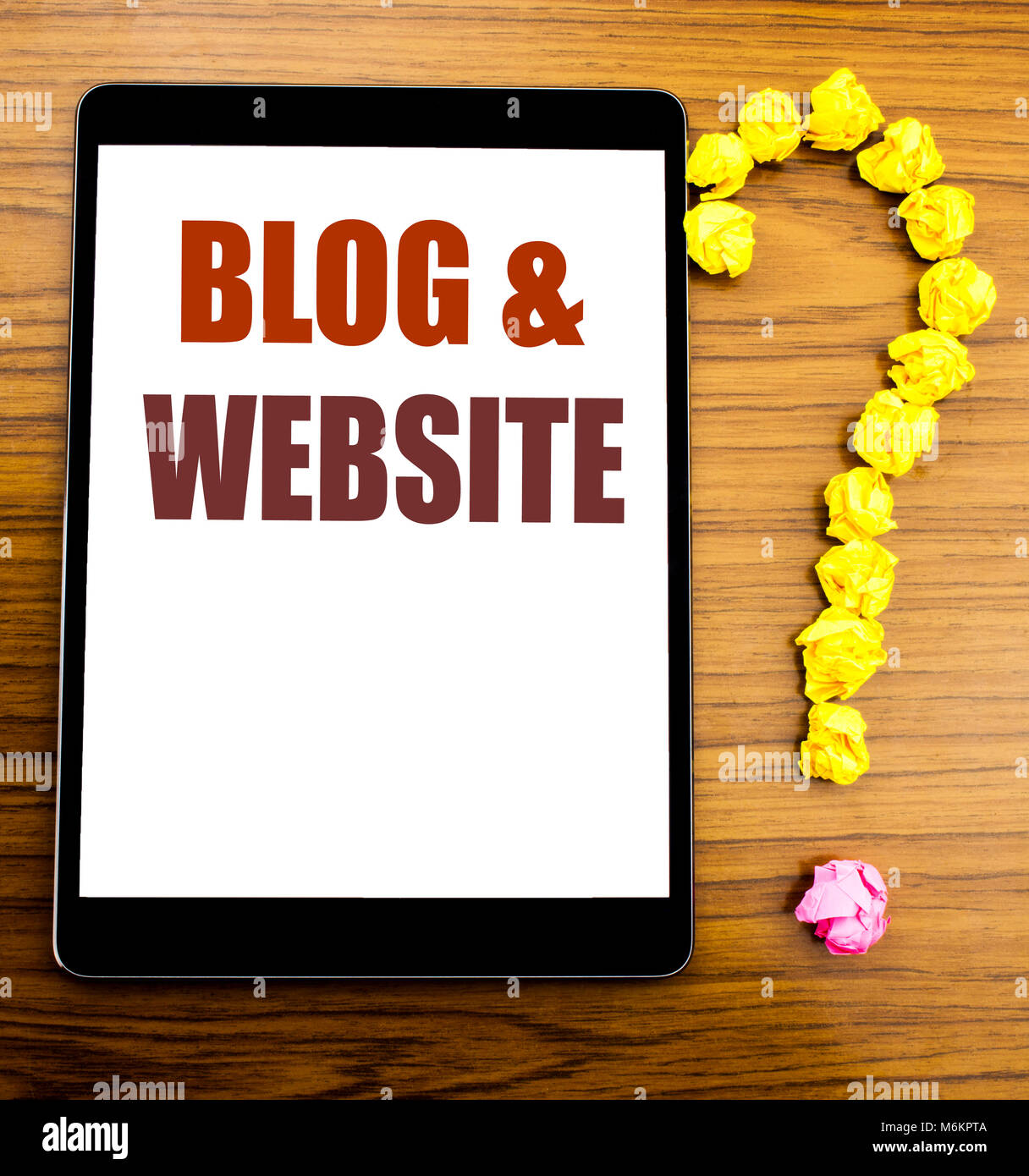 Handwriting Announcement text showing Blog Website. Business concept ...