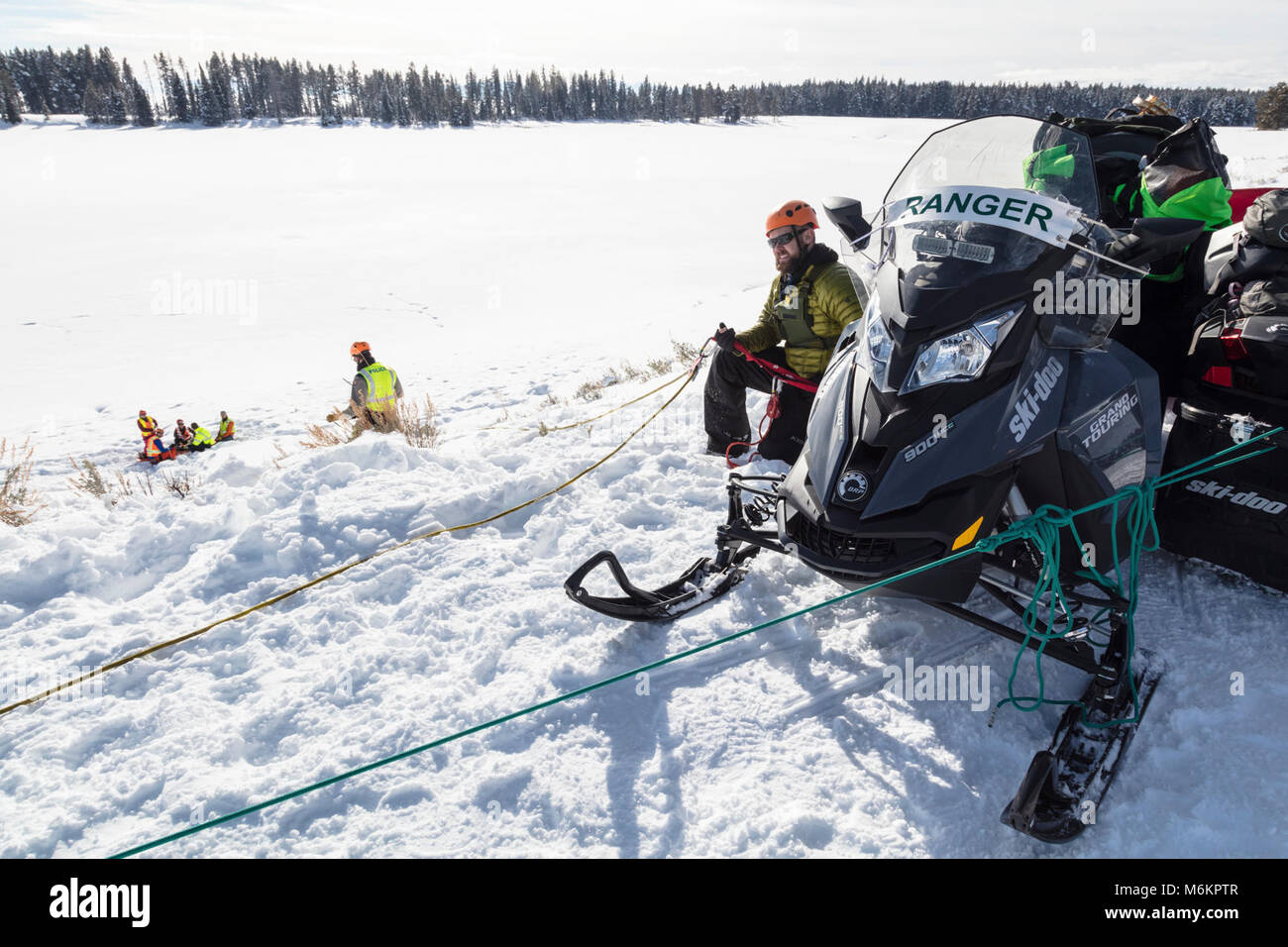 Search and rescue training roadway rescue with oversnow vehicles (6 ...