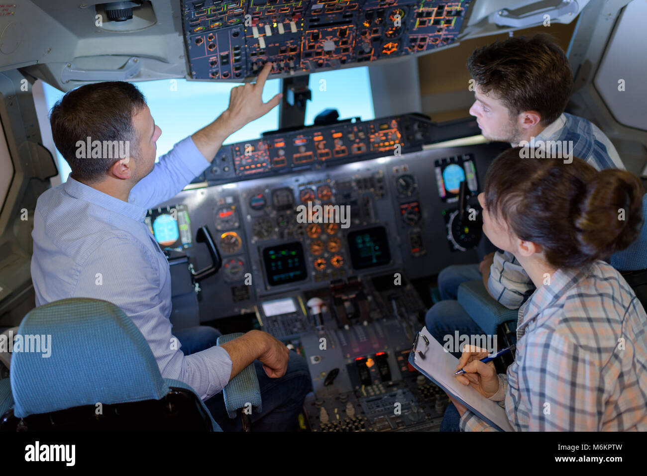 Cockpit simulator hi-res stock photography and images - Alamy