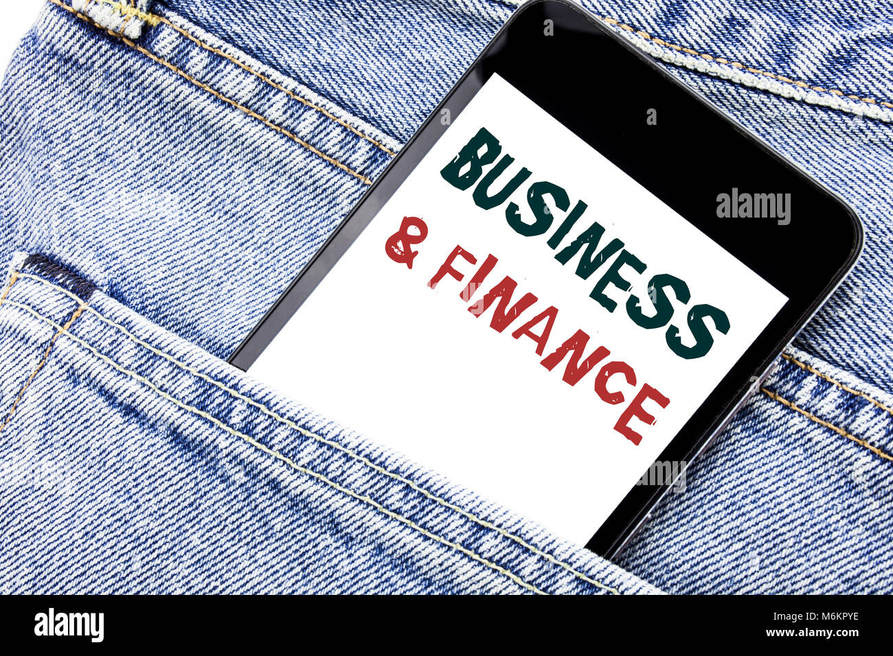 Handwriting Announcement text showing Business And Finance. Business ...