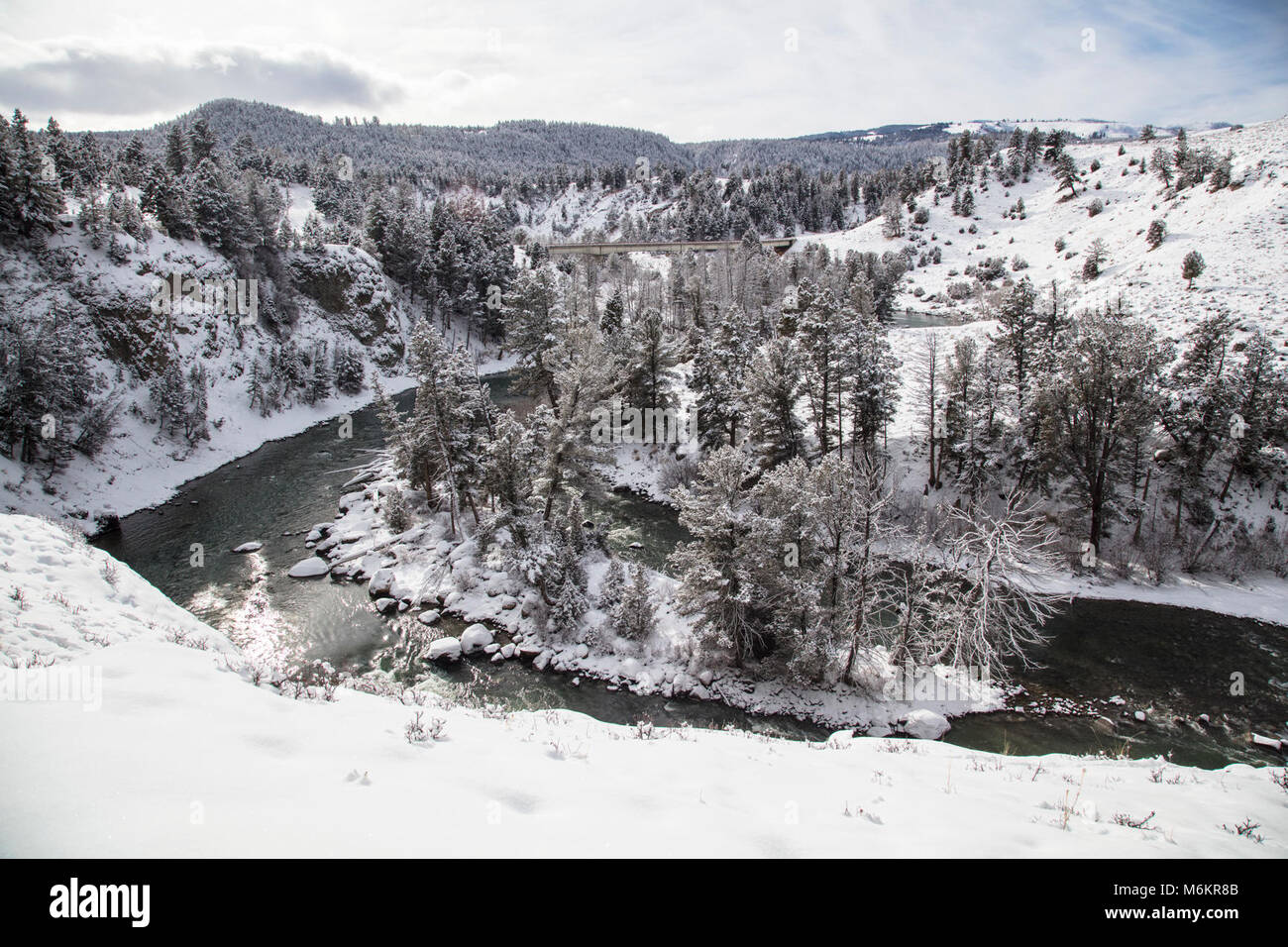 Yellowstone river near junction hi-res stock photography and images - Alamy