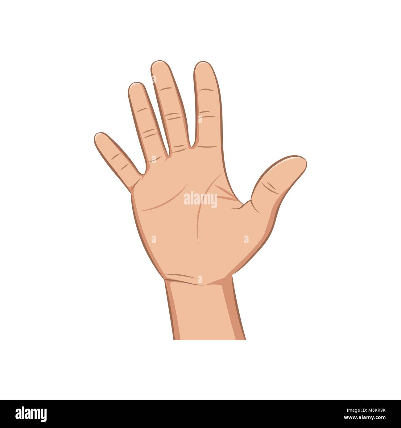 Hand Vector Illustration Brushe