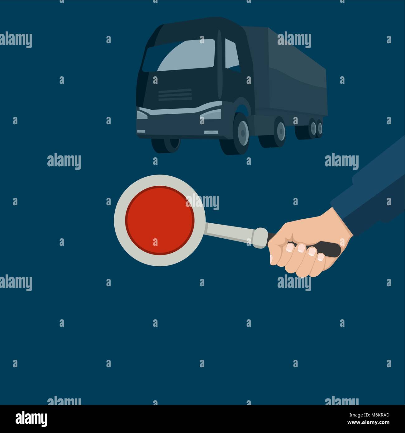 Traffic control police car Stock Vector Images - Alamy