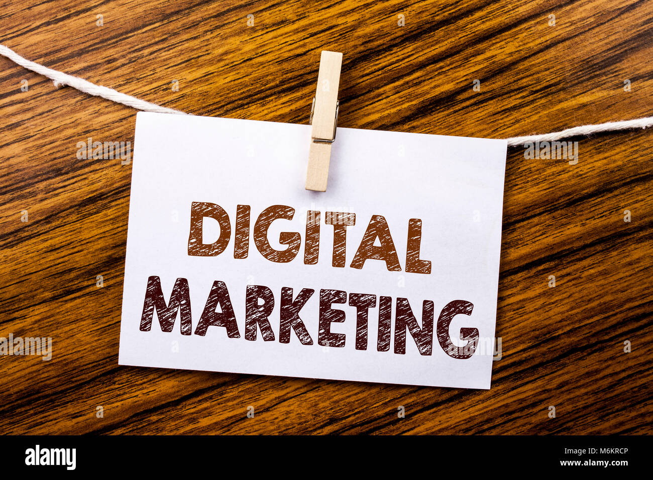 Handwriting Announcement text showing Digital Marketing. Business ...