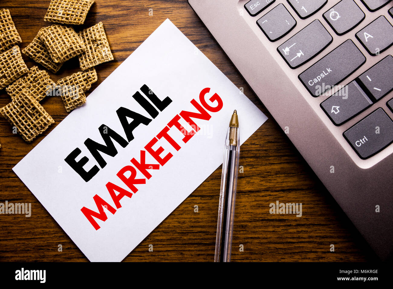 Handwriting Announcement text showing Email Marketing. Business concept ...