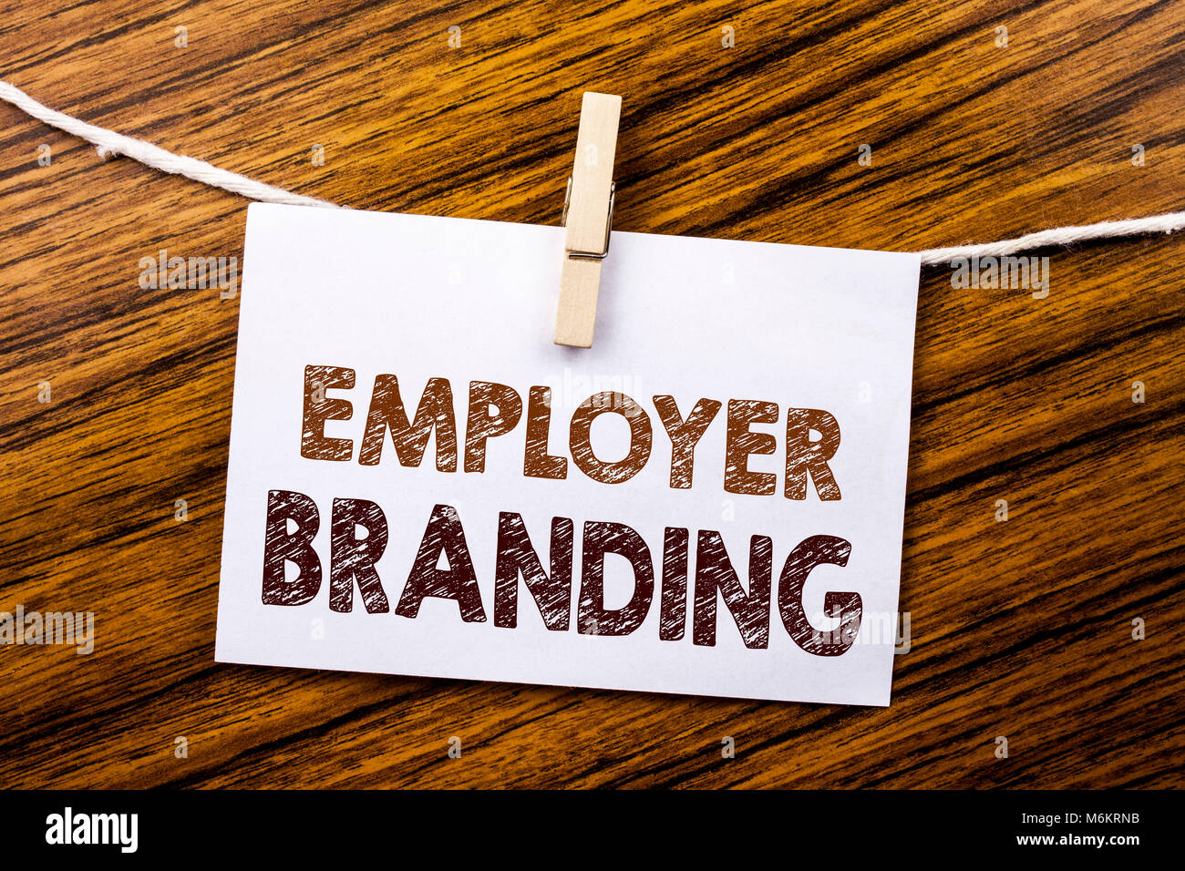 Handwriting Announcement text showing Employer Branding. Business ...