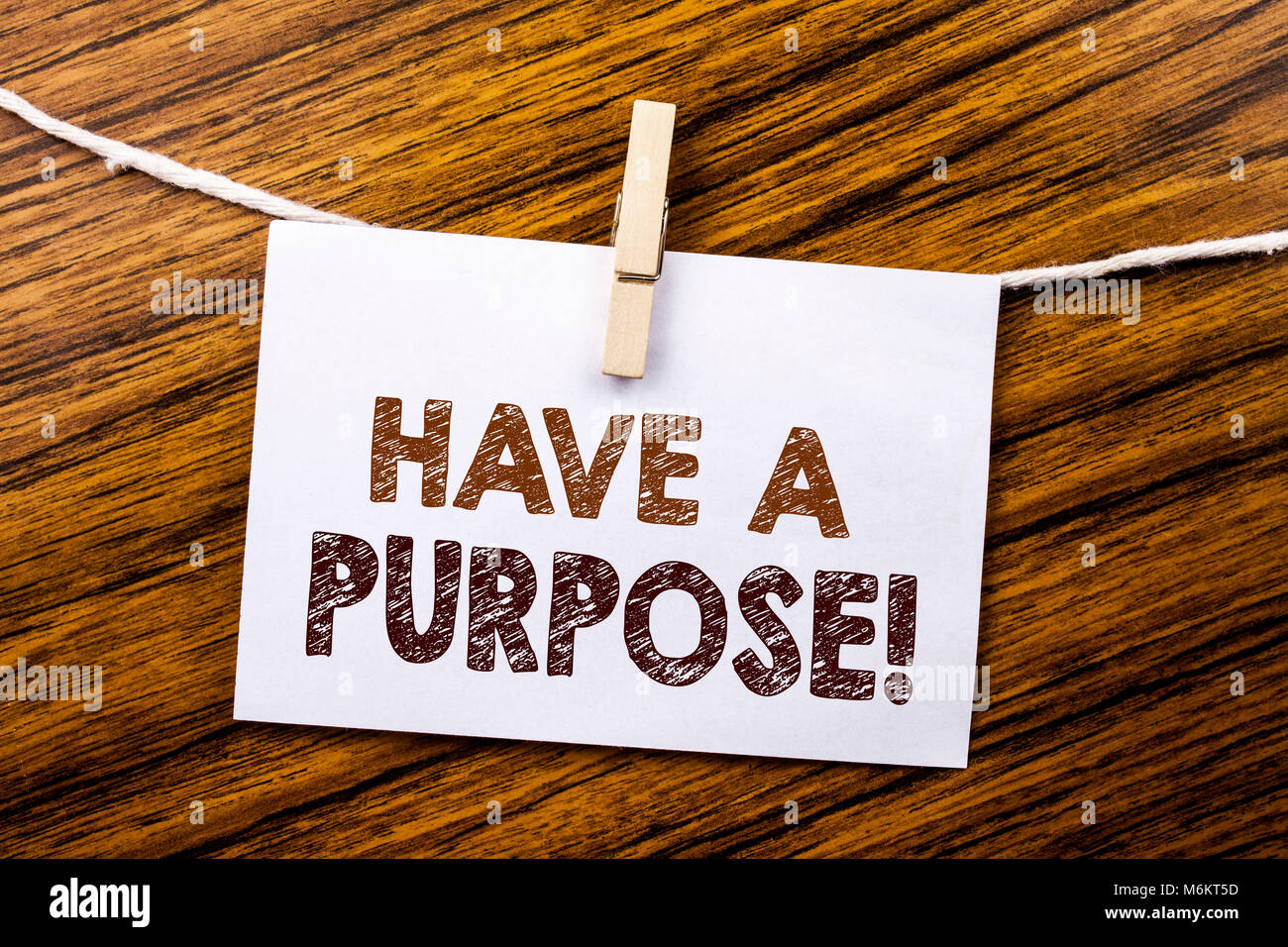 Handwriting Announcement text showing Have A Purpose. Business concept ...