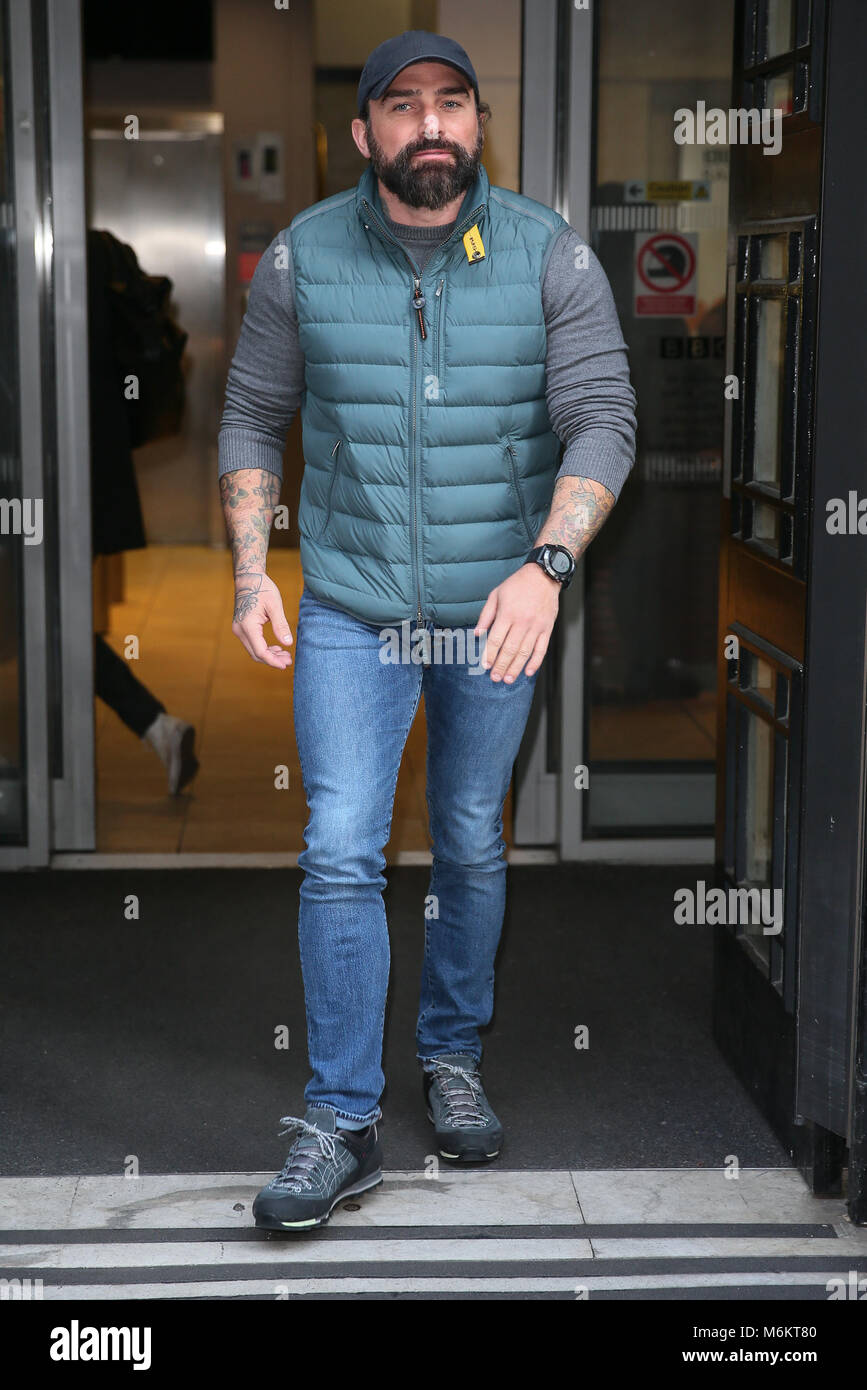 SAS TV Presenter Ant Middleton leaving BBC Radio Two studios after ...
