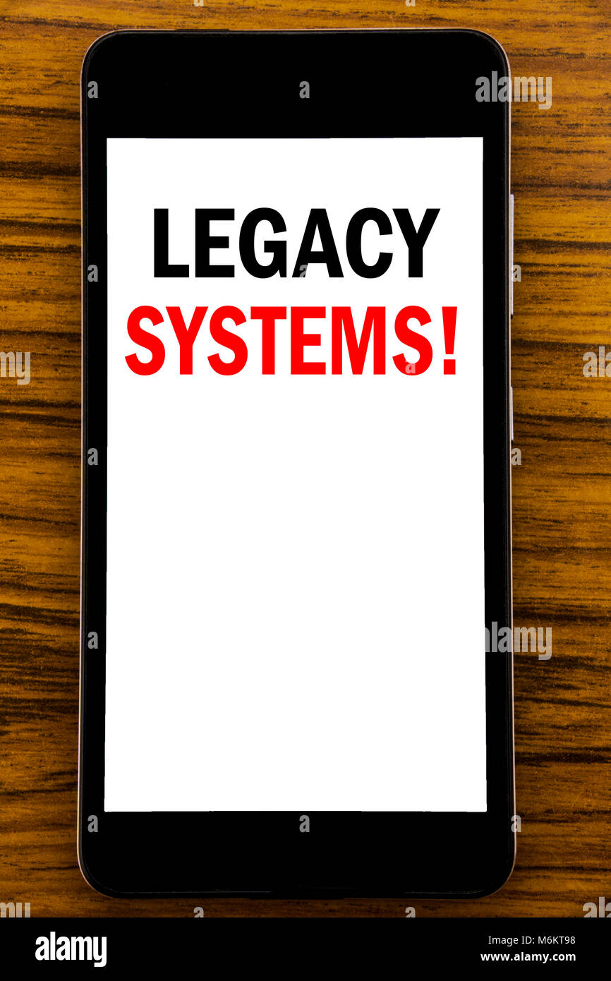 Handwriting Announcement text showing Legacy Systems. Business concept ... Handwriting Announcement text showing Legacy Systems. Business concept ...