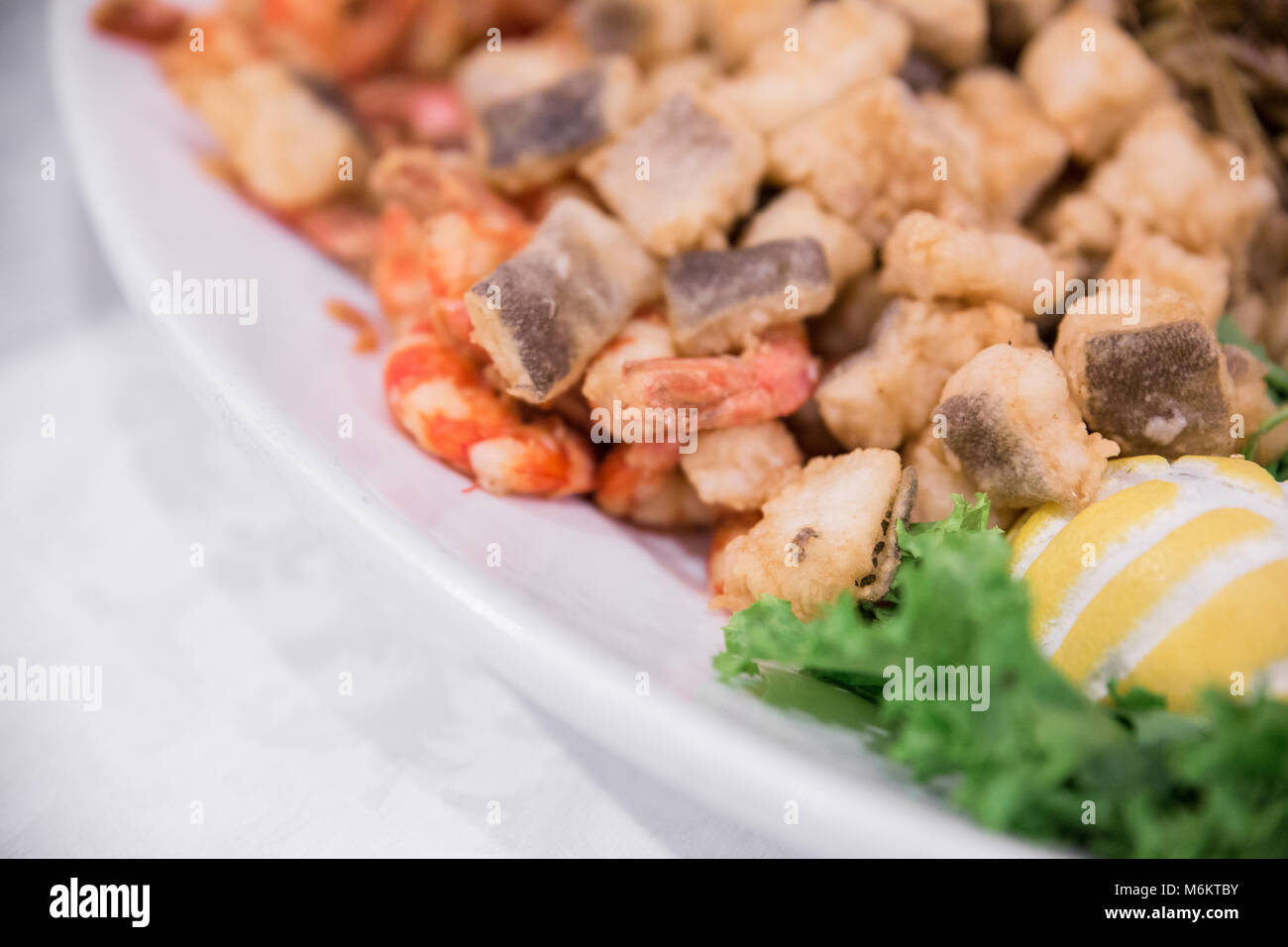 Detail of a food banquet Stock Photo - Alamy