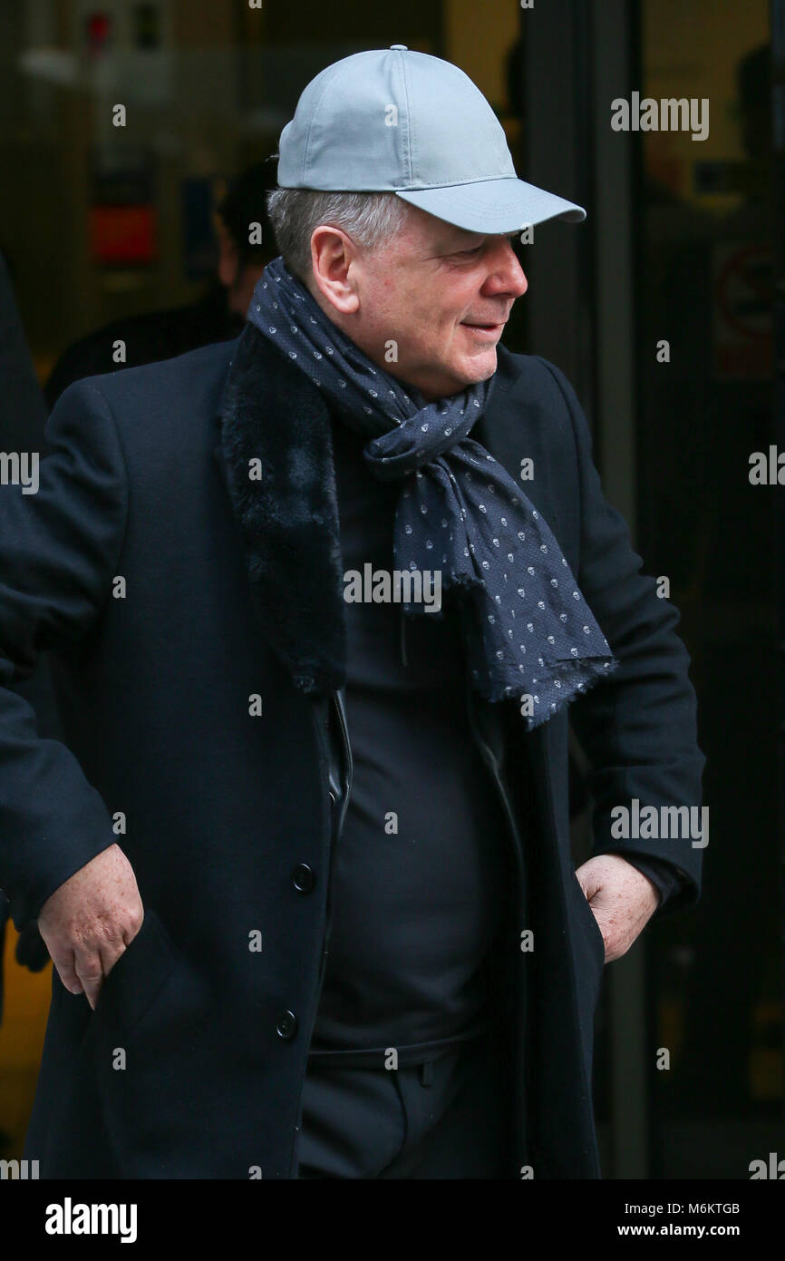 Jim Kerr of Simple Minds at BBC Radio Two studios promoting their new ...