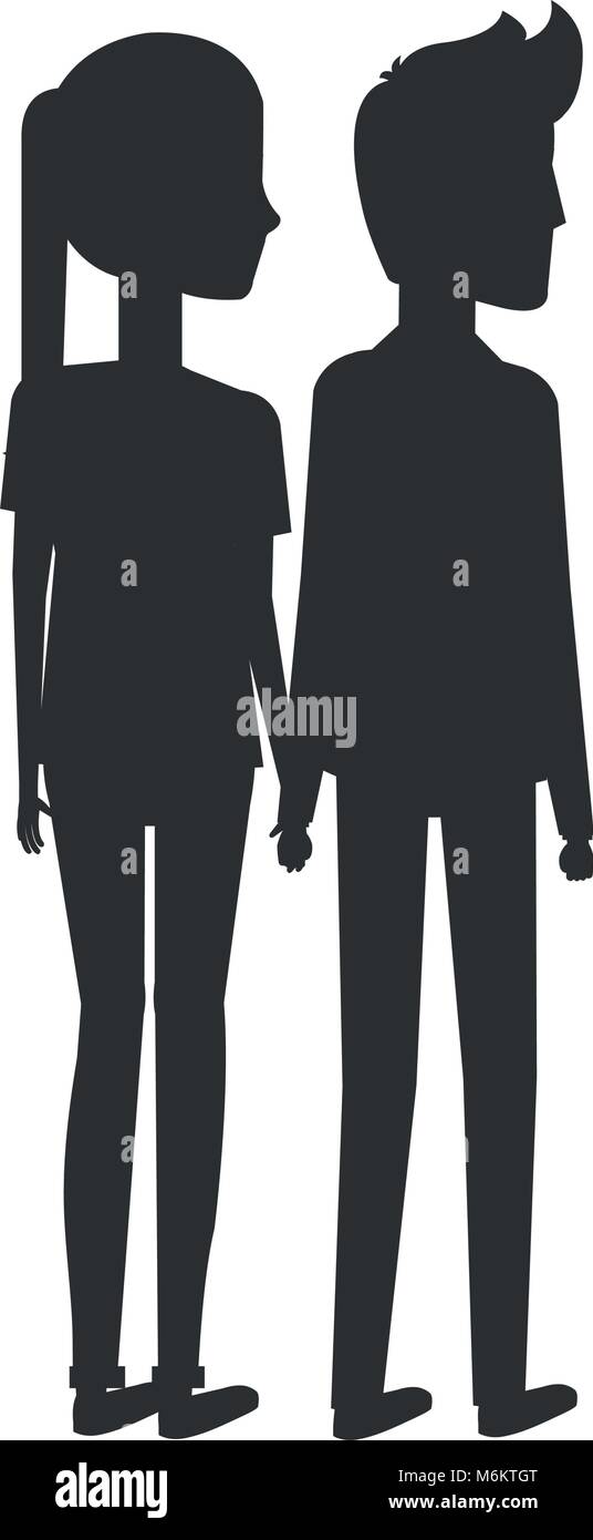 couple lovers avatars characters Stock Vector Image & Art - Alamy