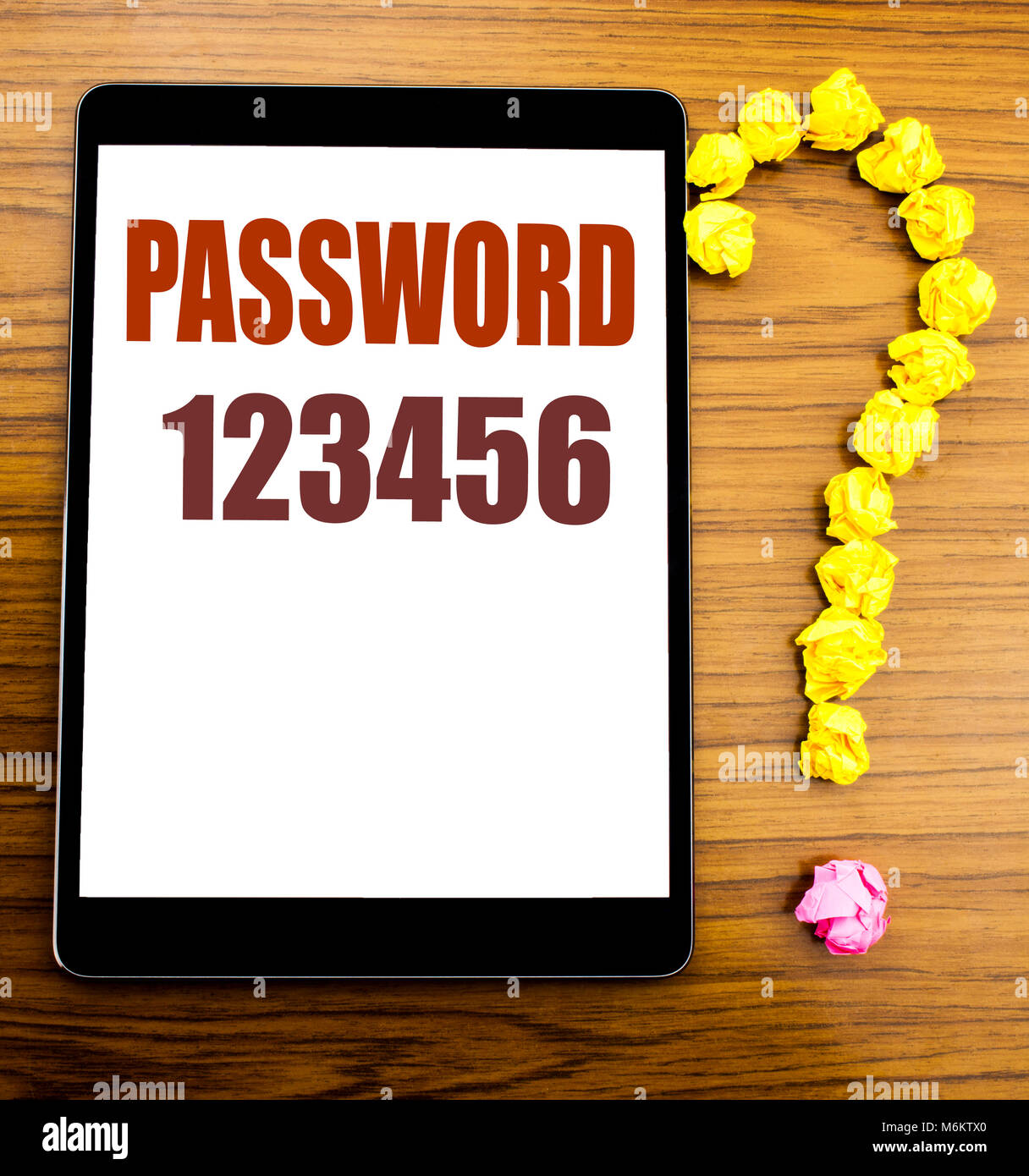 Handwriting Announcement text showing Password 123456. Business concept ... Handwriting Announcement text showing Password 123456. Business concept ...