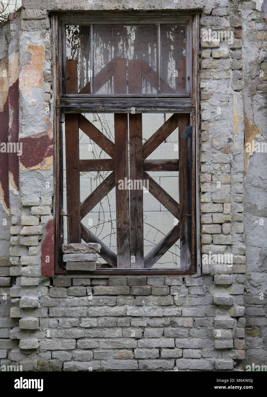 Window Pain Ruin Stock Photo - Alamy