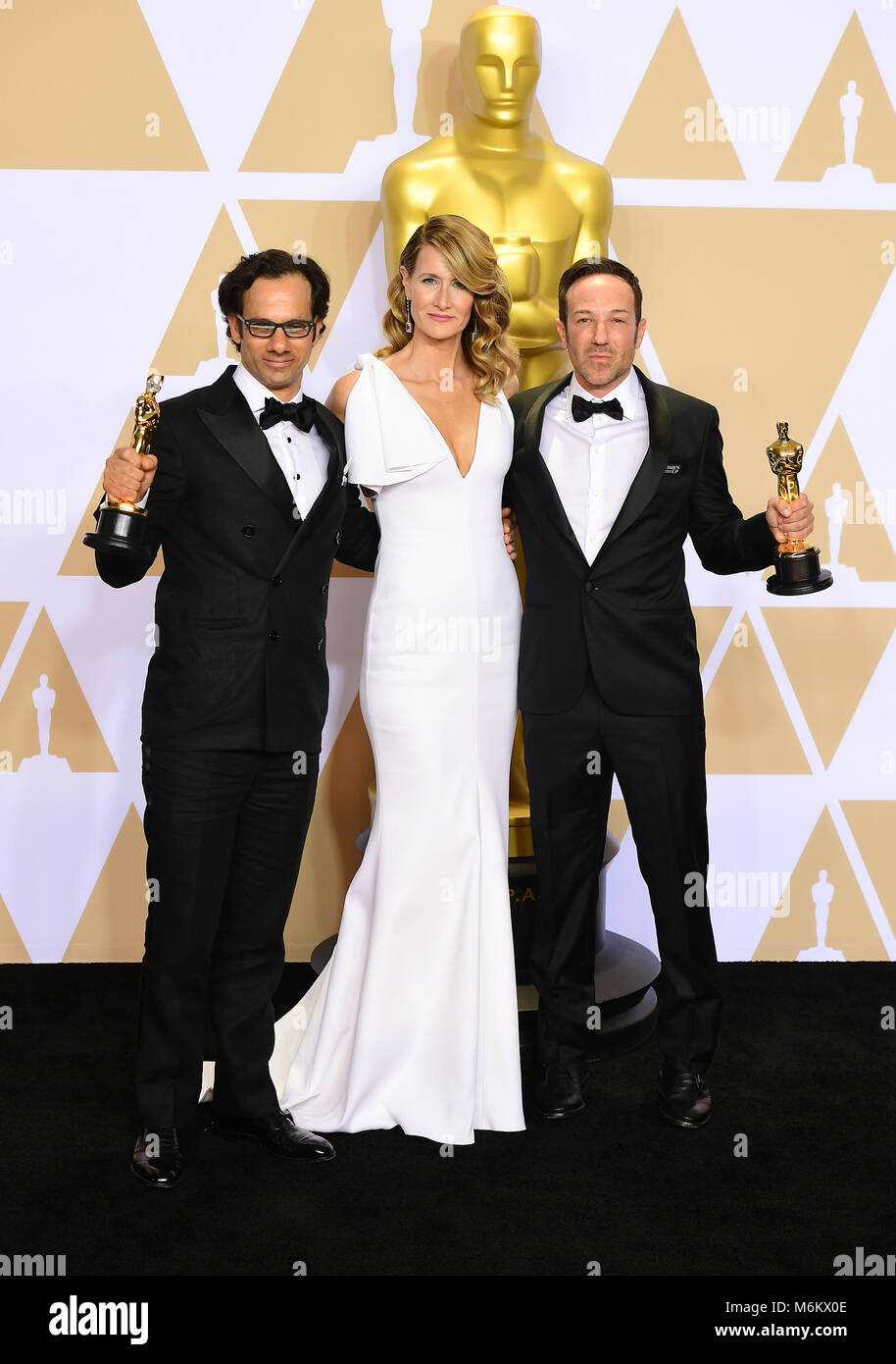 Dan Cogan and Bryan Fogel with their oscar for Best Documentary Feature ...