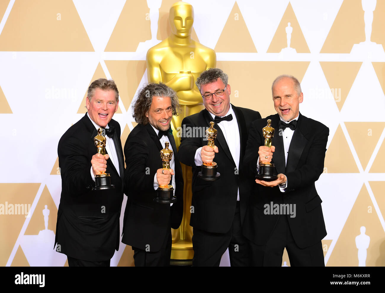 Richard R Hoover, Paul Lambert, Gerd Nefzer and John Nelson with their ...