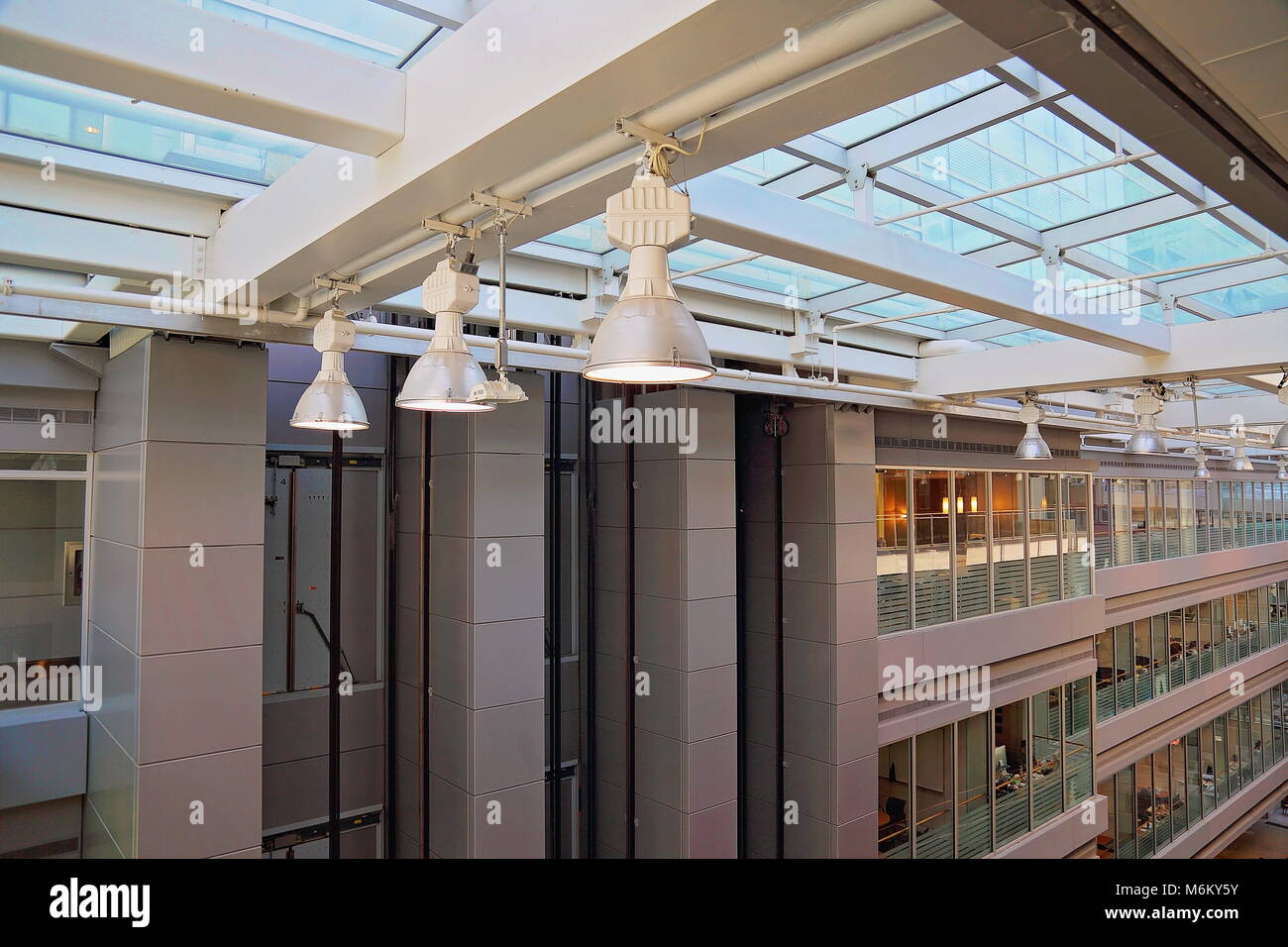 Toronto Office building interior Stock Photo - Alamy