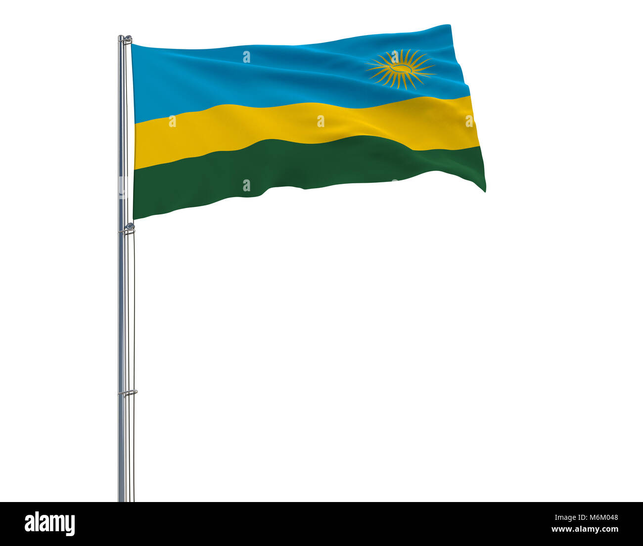 White rwanda flag hi-res stock photography and images - Alamy