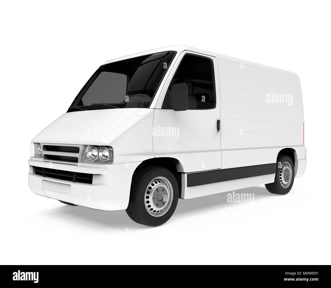 Delivery van vehicle transport Cut Out Stock Images & Pictures - Alamy
