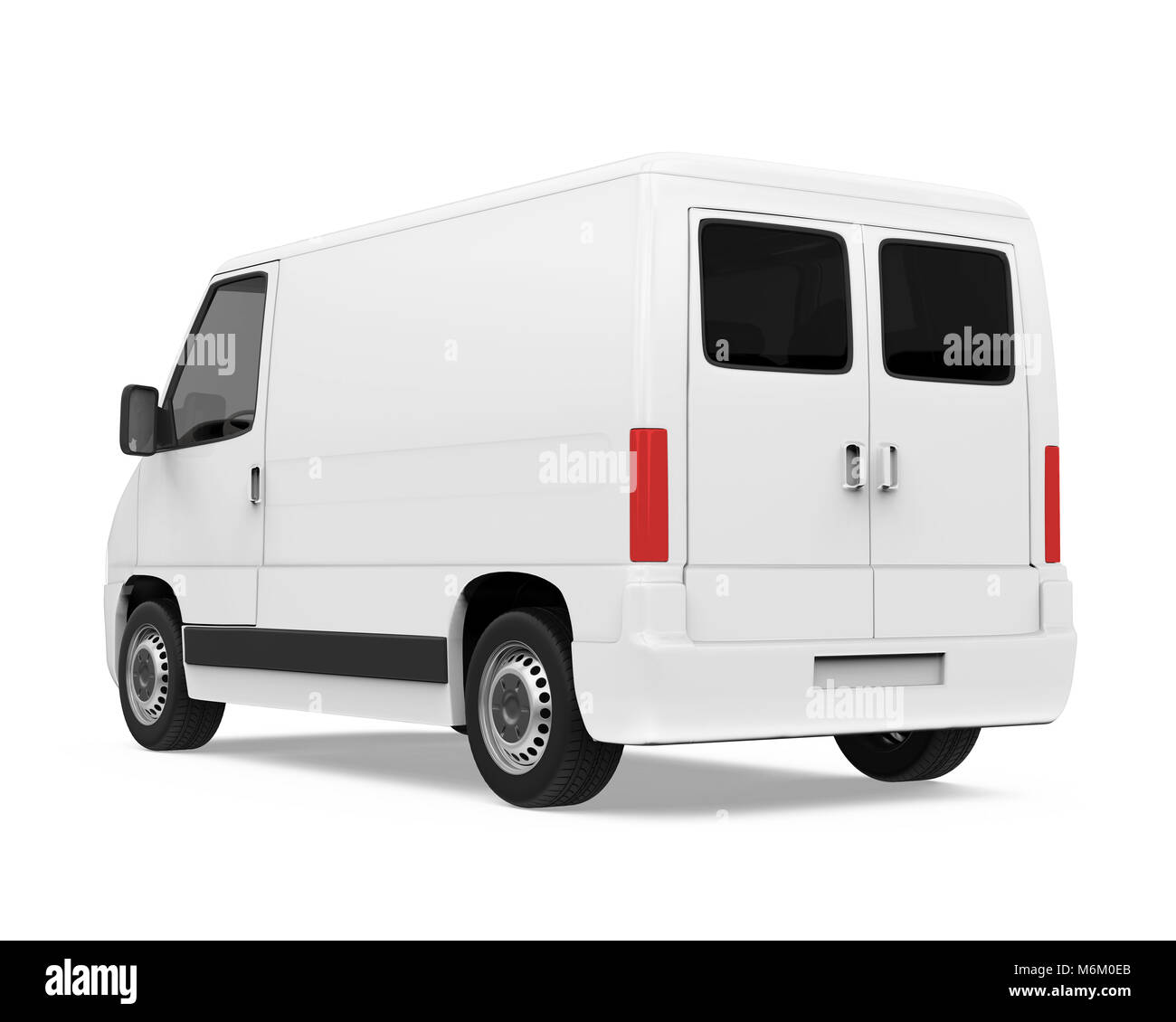 Delivery Van Isolated Stock Photo - Alamy