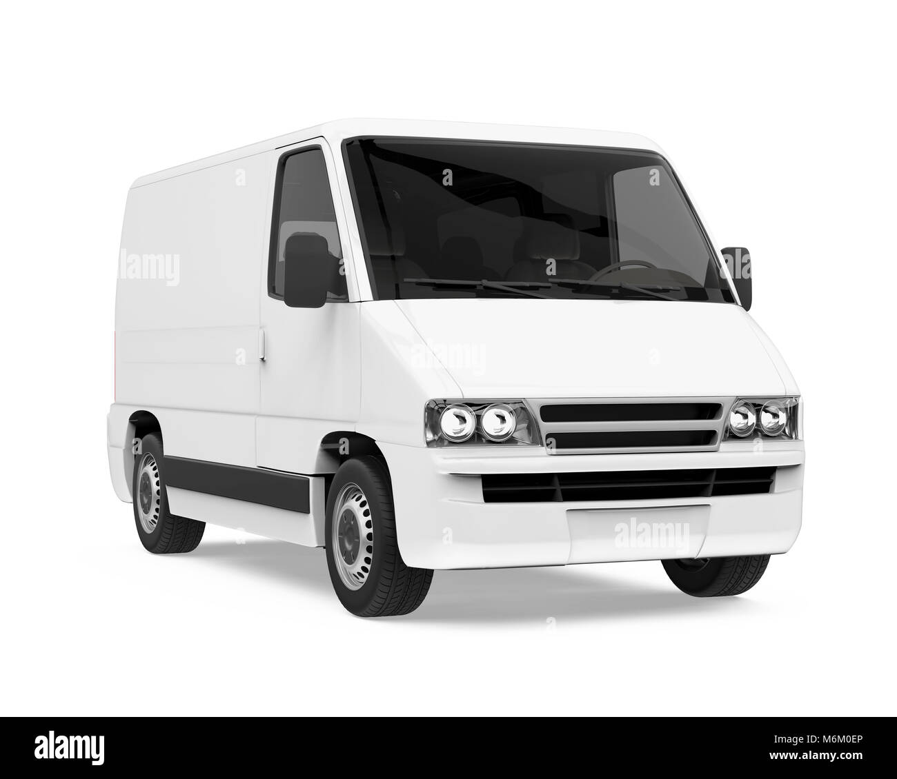 Delivery Van Isolated Stock Photo - Alamy