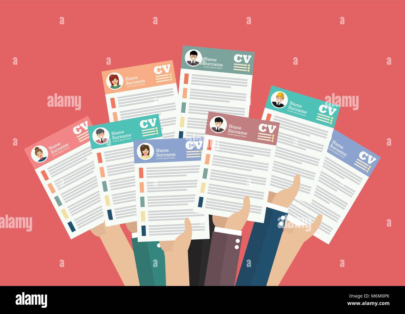 Applying job Stock Vector Images - Alamy