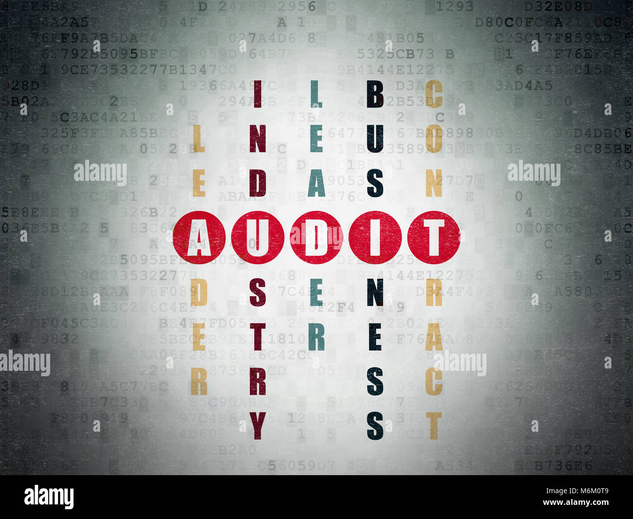 Business concept: Audit in Crossword Puzzle Stock Photo - Alamy